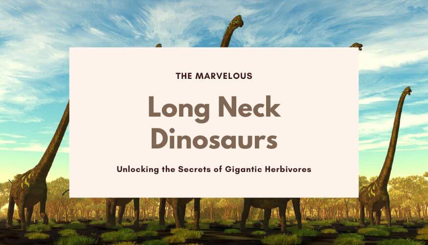 The Marvelous Long Neck Dinosaurs: Unlocking the Secrets of Gigantic ...