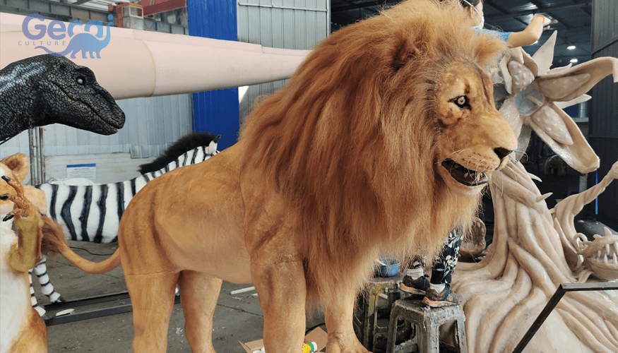 Animatronic Lion-Animatronic Animal-Dinosaur Park Animatronic Dinosaur ...