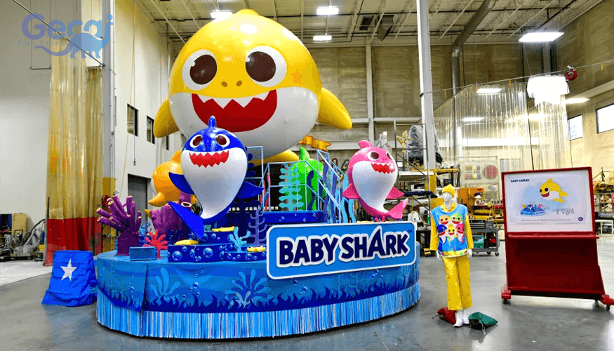 Custom Cartoon Parade Float-Parade Float-Dinosaur Park Animatronic ...