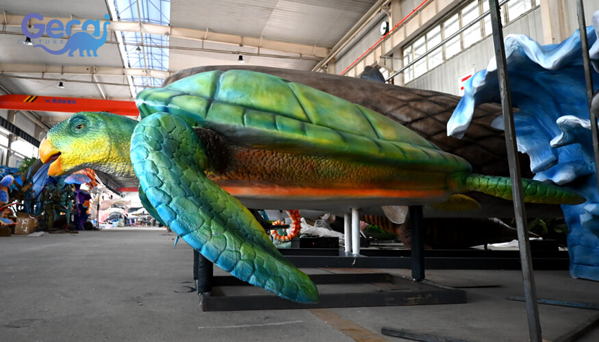 Animatronic Green Sea Turtle Life Size Statue for Sale-Animatronic ...