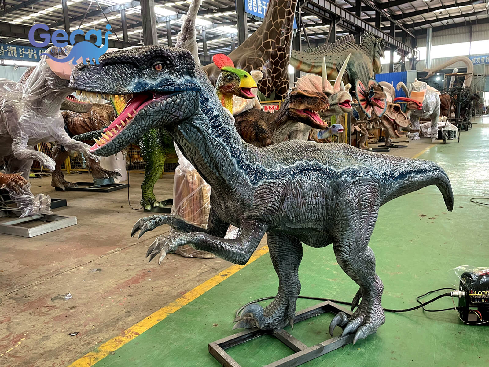 Velociraptor Animatronic Statue for Museum-Animatronic Dinosaur-Zigong ...