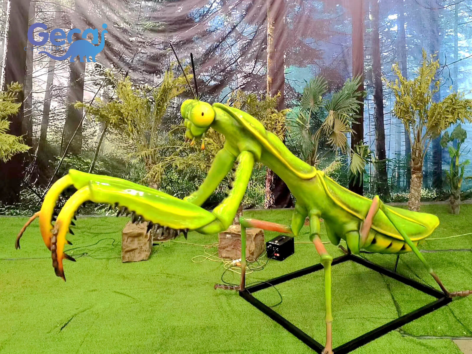 Green Realistic Animatronic Mantis for Sale-Animatronic Insect-Zigong ...