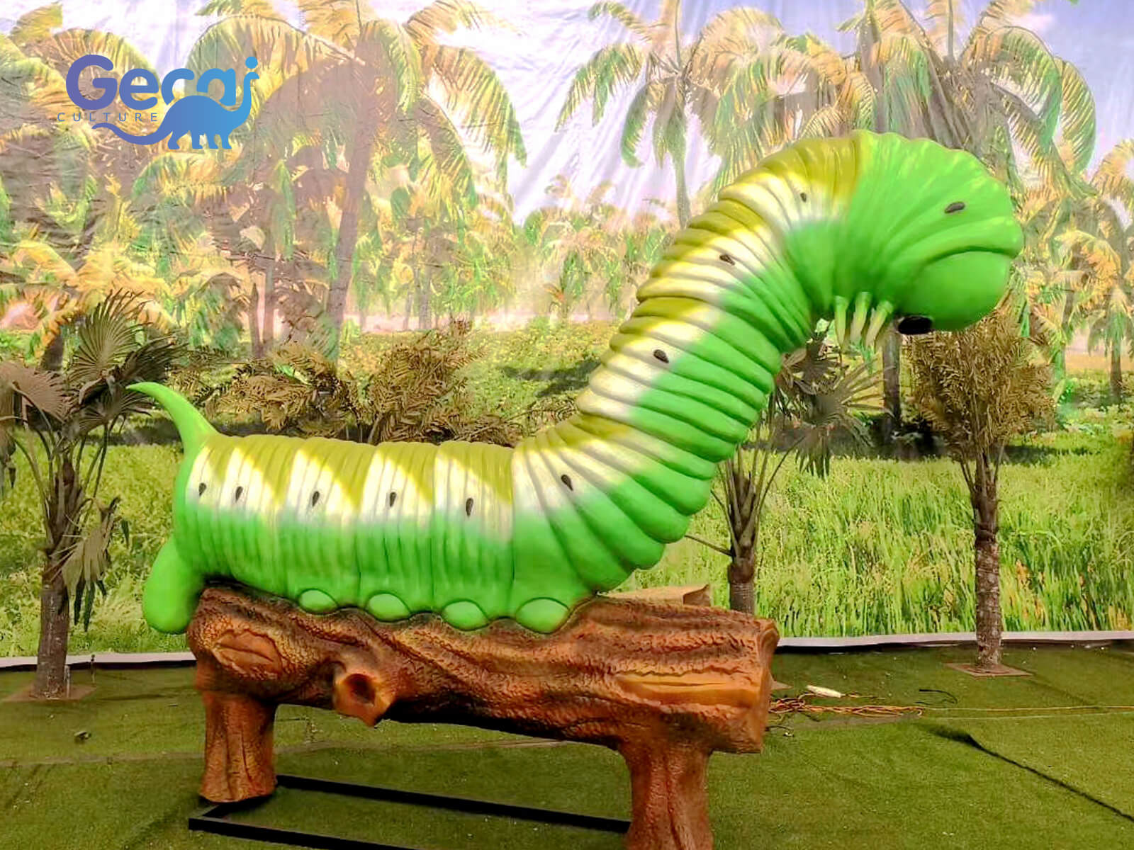 Realistic Animatronic Worm for Sale-Animatronic Insect-Zigong GeCai Culture